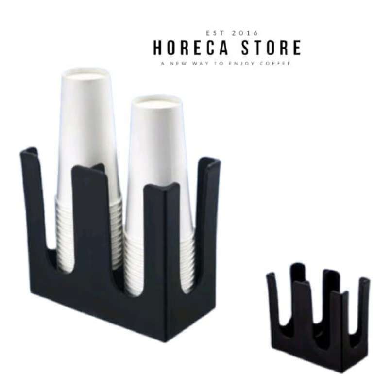 Promo Double Cup Take Away Dispenser - Tempat Gelas Kopi Take Away 2in1 ...
