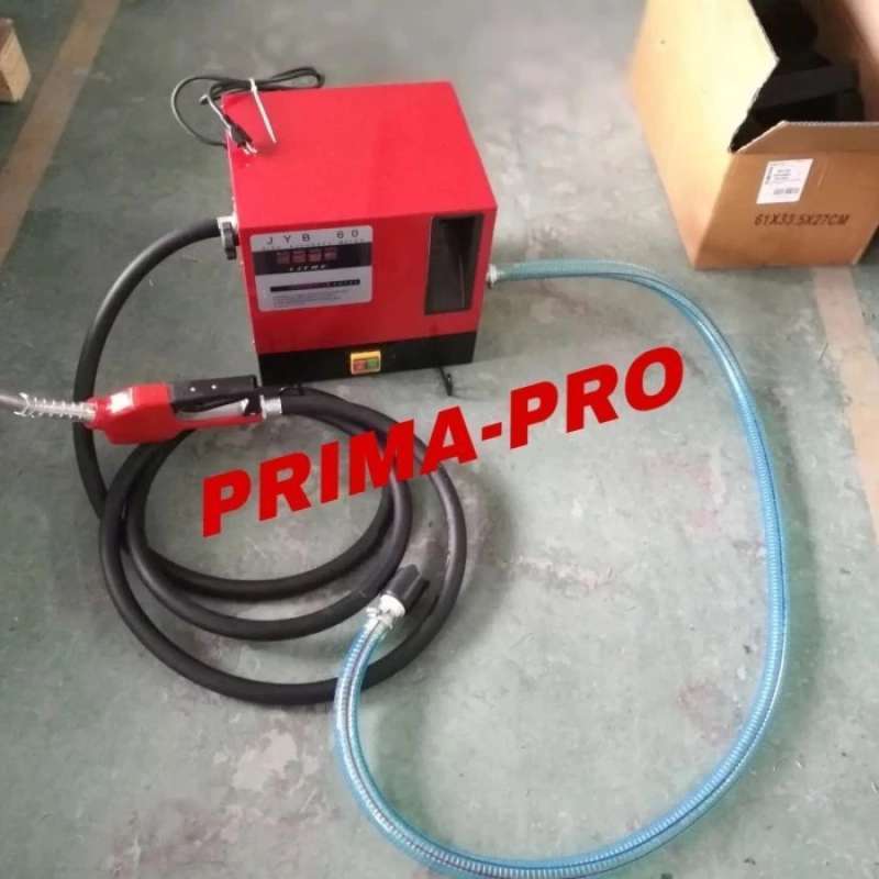 Promo Pompa Transfer Bbm Flowmeter Pompa Isi Solar,oli,minyak 60lpm ...