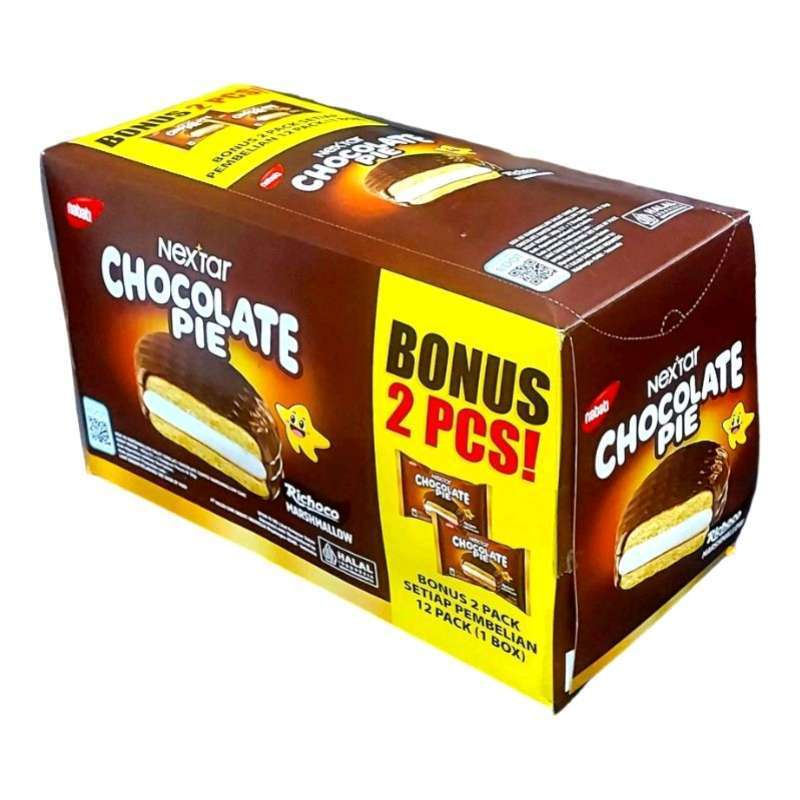 Jual Isi-nya Kenyal-kenyal: Nextar Chocolate Pie 12 X 28 Gram Cake ...