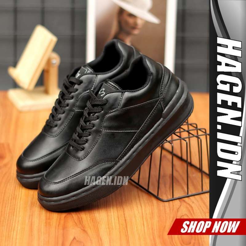 Promo Nacho Sepatu Sneakers Pria Casual Hitam Formal Trendy Original ...