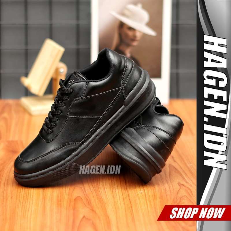 Promo Nacho Sepatu Sneakers Pria Casual Hitam Formal Trendy Original ...