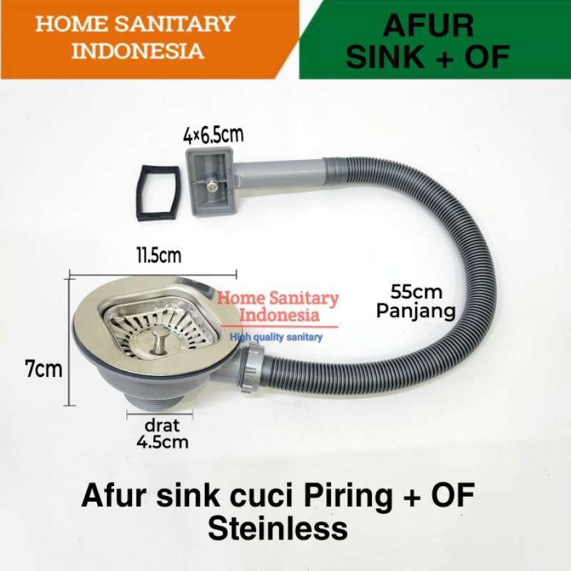 Promo Afur Sink Bcp Cs + Of Afur Sink Bak Cuci Piring Mangkok Steinless ...