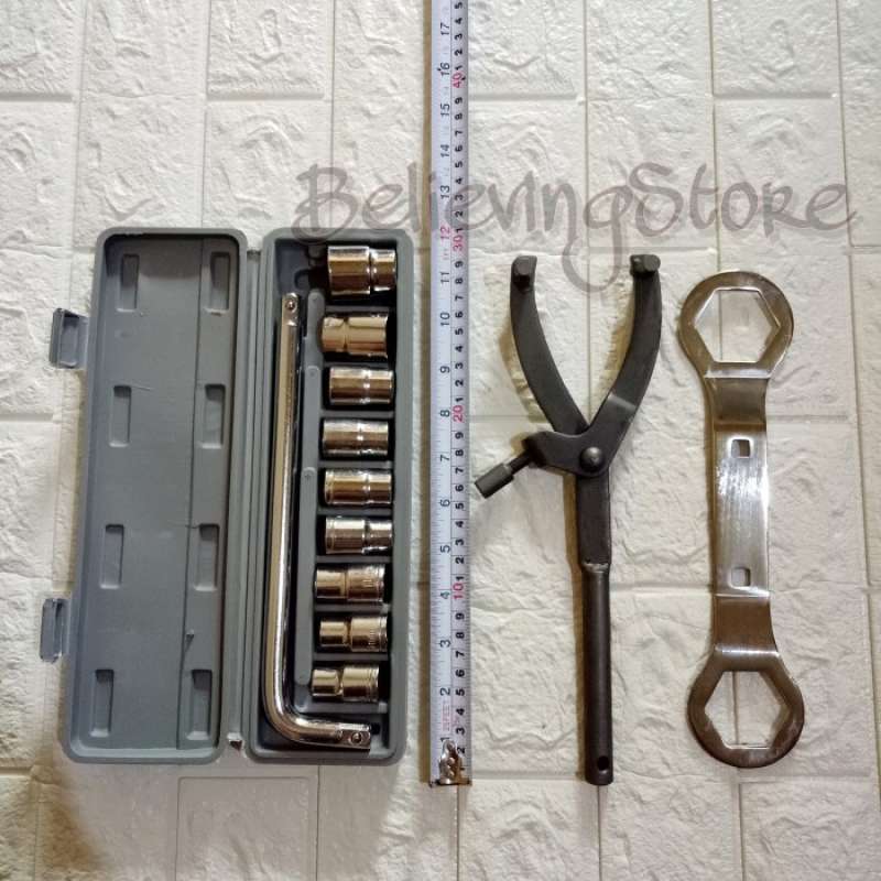Promo Paket Tracker Cvt + Kunci 39-41 + Kunci Sok Set 10 Pcs 8-24 Diskon 23% Di Seller Kulee ...