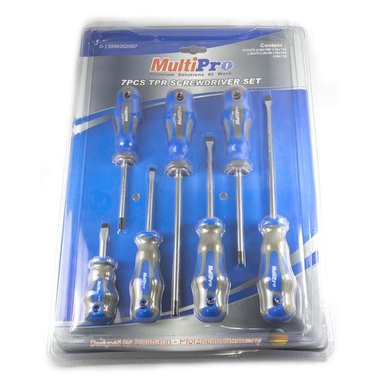 Promo Obeng Set Multipro 7pcs Tpr Screwdriver Set Multipro Diskon 23% ...