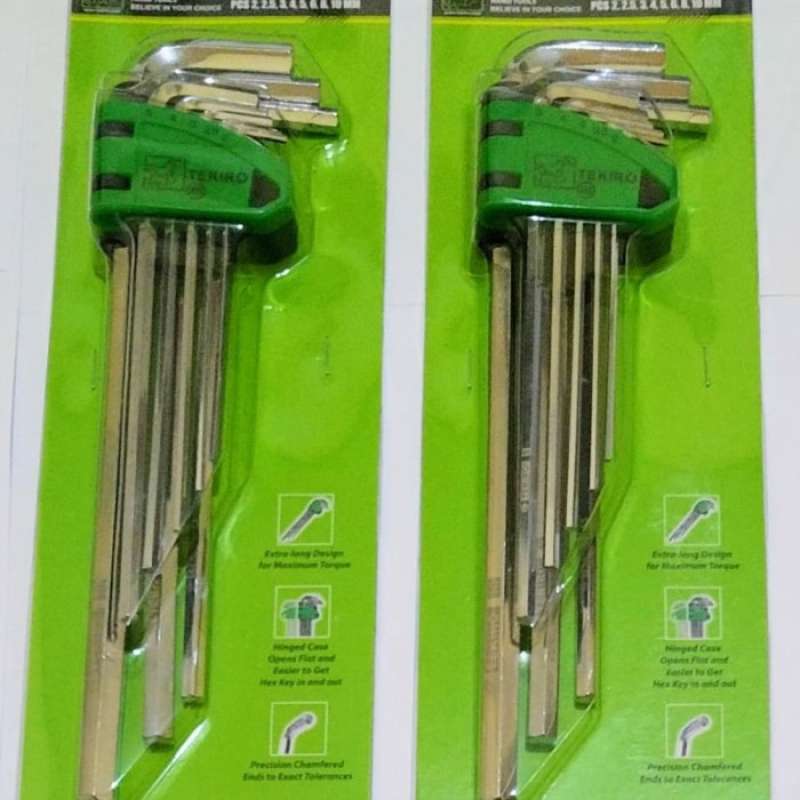 Promo Kunci L Set Panjang Metric 8pc / Hex Key Set Extra Long Diskon 23% Di Seller Kulee Store ...