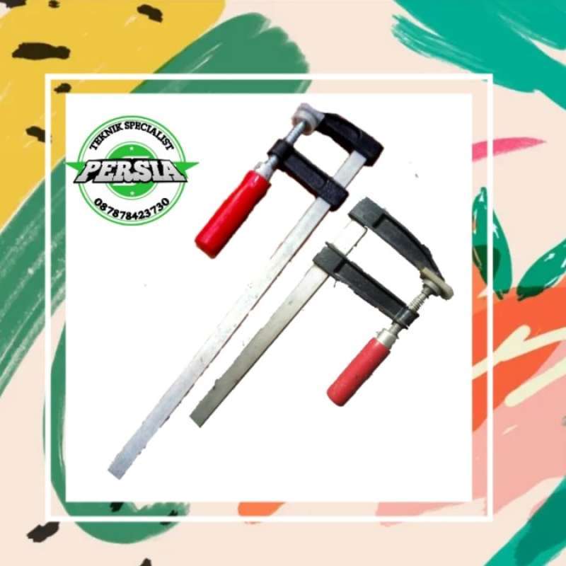 Promo Clamp F- Klem Penjepit Model F Size 50 X 1000-5x1m Diskon 23% Di ...