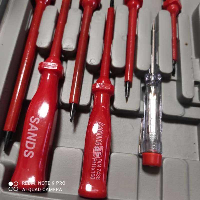 Promo Obeng Listrik Set 7 Pcs Diskon 23% Di Seller Kulee Store ...