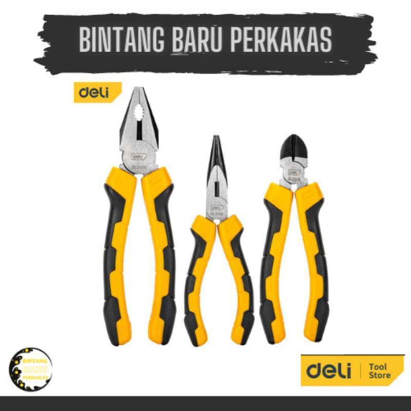 Promo Tang Set 3 Pcs Deli/tang Set Kombinasi Potong Lancip/tang Set 3 ...