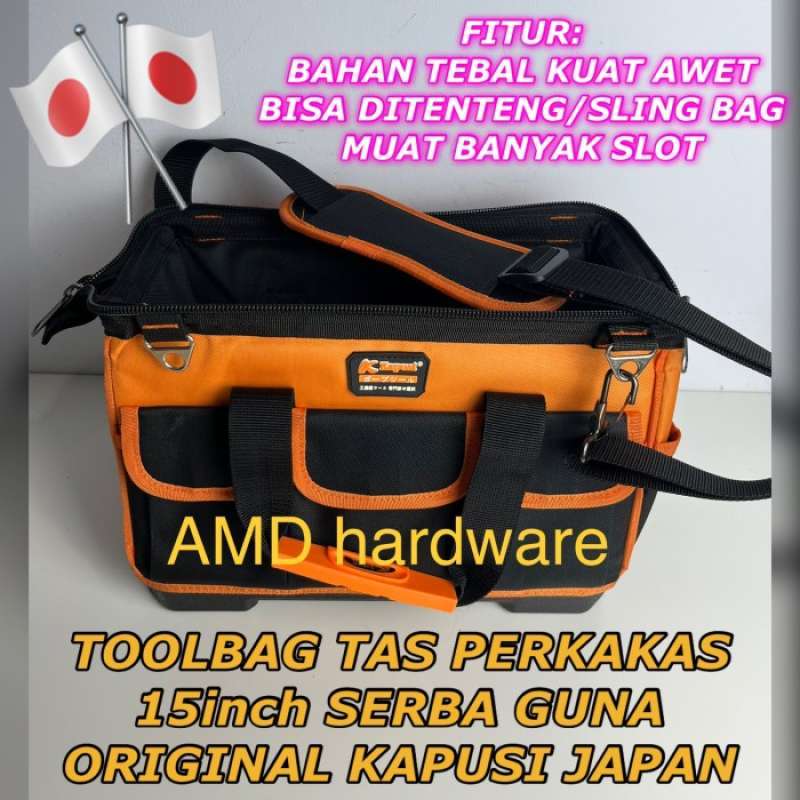 Promo Tas Toolbox Besar Tempat Alat Perkakas Tools Kit Tang Obeng Bor ...