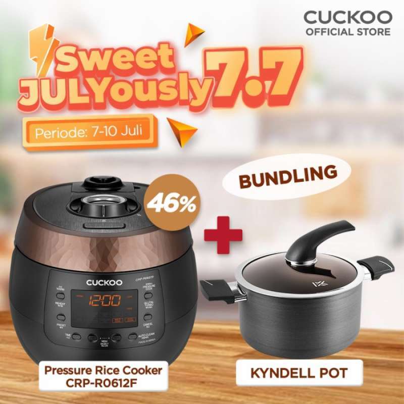 Promo Cuckoo Bundling Pressure Rice Cooker 1 L Crp-r0612f Magic Com ...