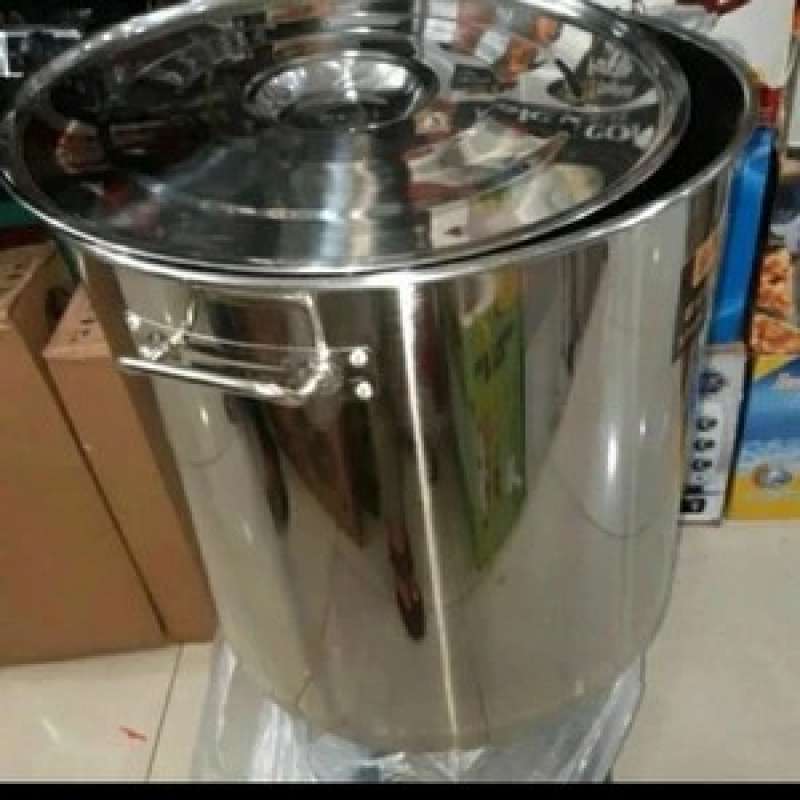 Promo Panci Stainless Stockpot 60 Cm 200 Liter Tebal Diskon 23% Di ...