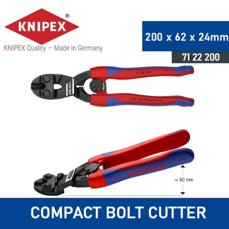 Promo Tang Potong 71 22 200 Knipex Coboltâ® Compact Bolt Cutter Diskon ...