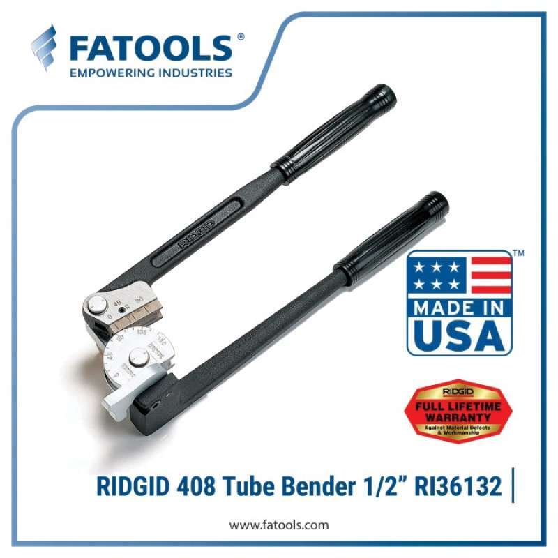 Promo Ridgid 36132 408 Tube Bender 1/2 Tekuk Pipa Tubing Stainless ...
