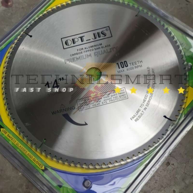 Promo Mata Gergaji Potong Alumunium Tct For Alumunium Merk Opt Jis Size : Diskon 23% Di Seller ...