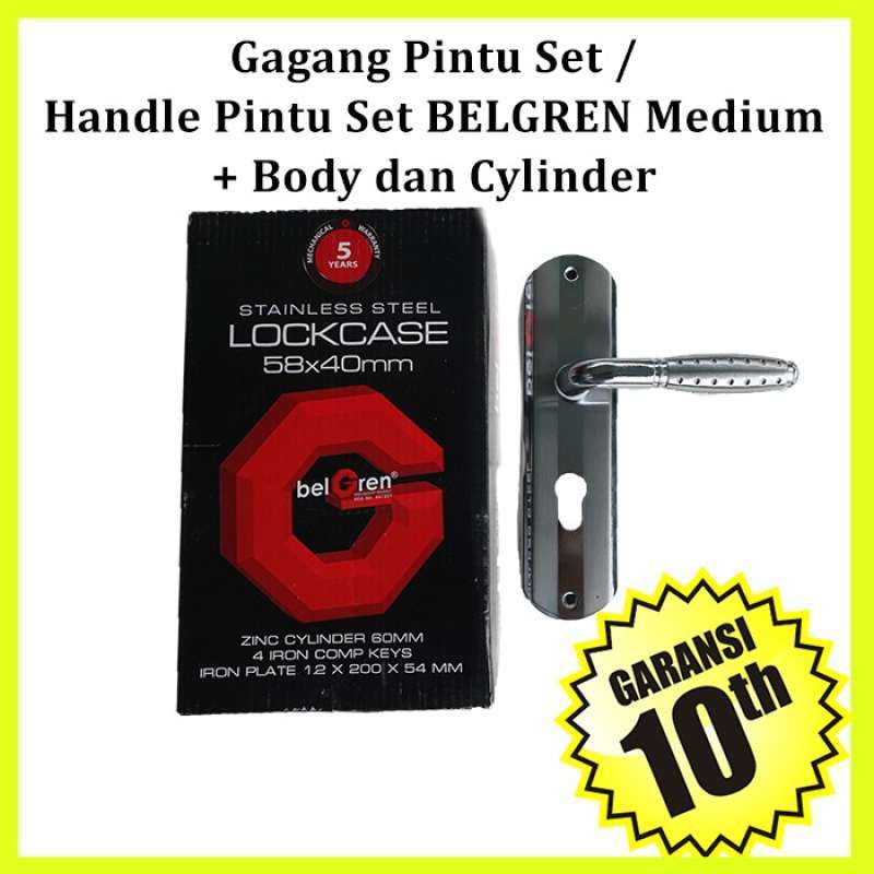 Promo Gagang Pintu Set / Handle Pintu Set Belgren Medium + Body Dan ...