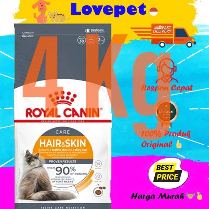 Promo Royal Canin Hair And Skin 4 Kg /rc Hair & Skin 4kg /hair&skin ...