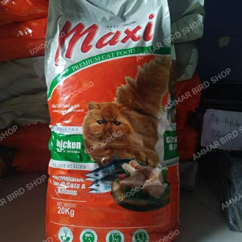Promo Makanan Kucing Maxi Cat 20kg /cat Food Diskon 23% Di Seller ...