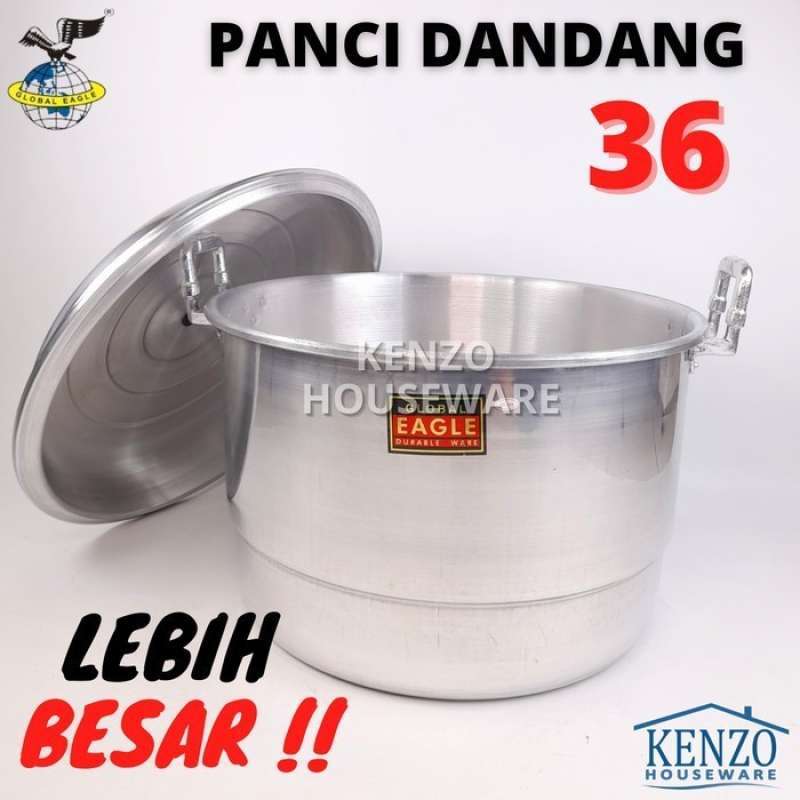Promo Panci Kukus 33 Cm + Langseng Global Eagle Kukusan Dandang ...