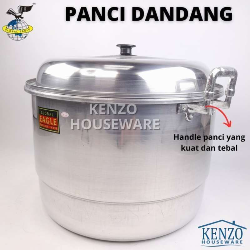 Promo Panci Kukus 33 Cm + Langseng Global Eagle Kukusan Dandang ...