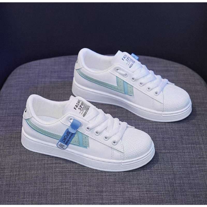 Promo Dita 1301 Sepatu Sneakers Casual White Shoes Bertali Sport Wanita ...
