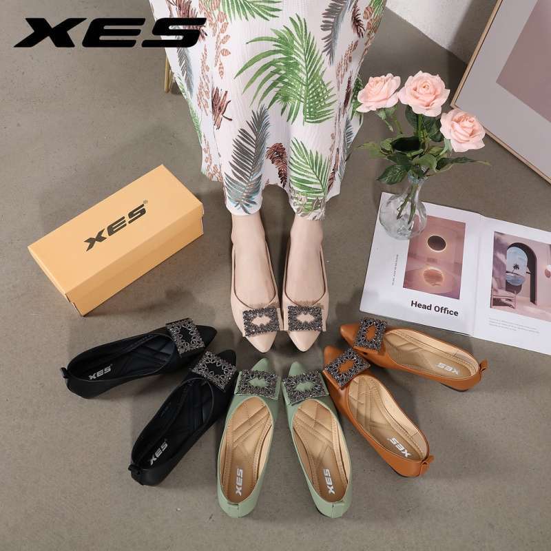 Promo Ara-305 Basic Flats Shoes Wanita Import By Xes - 40 Black Diskon ...