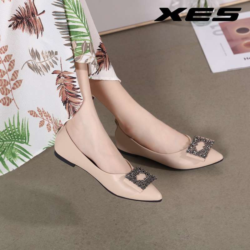 Promo Ara-305 Basic Flats Shoes Wanita Import By Xes - 40 Black Diskon ...