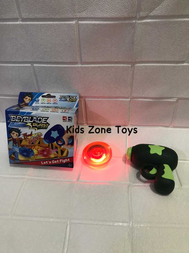 Promo Kzt Mainan Anak Pistol Gasing Lampu / Gangsing Beyblade Burst ...