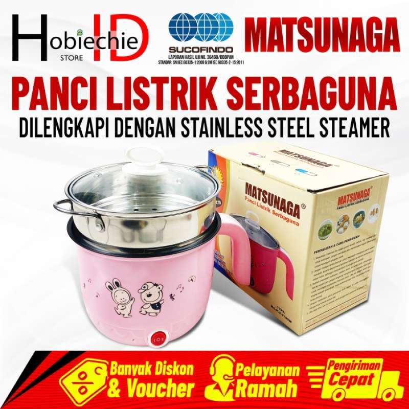 Promo Panci Listrik Multifungsi Matsunaga - Electric Fry Pan With ...