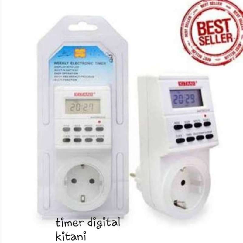 Promo Timer Display Digital 24 Jam Kitani Diskon 23% Di Seller Mitraa ...