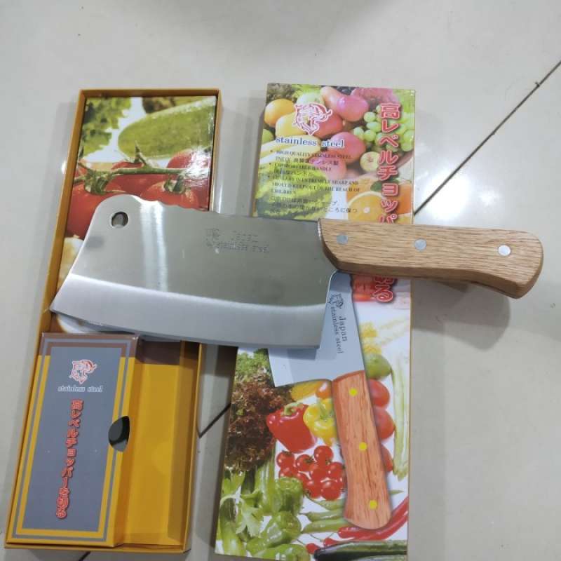 Promo Golok Cincang Daging Dan Tulang Stainless Steel Japan Diskon 23% ...