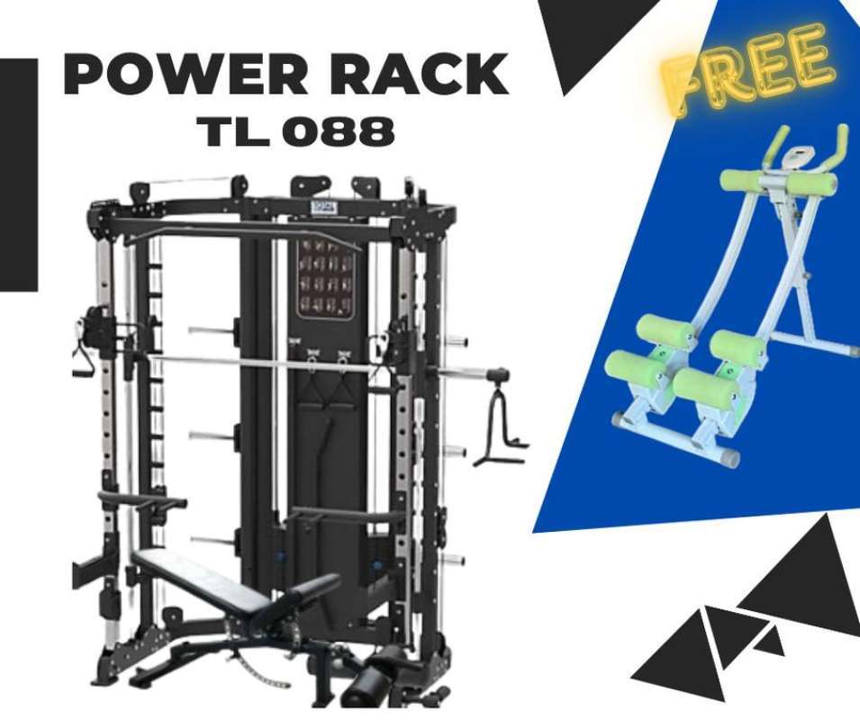 Jual Smith Machine Power Rack Machine Tl 088 + Adjust Bench Commercial ...
