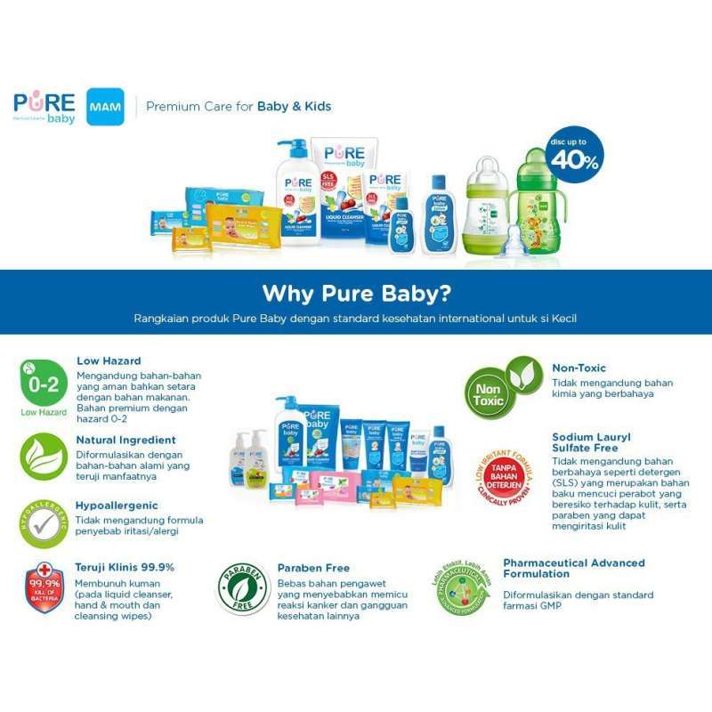 Jual Pure Bb Liquid Cleanser 700ml Pump - Purebb Sabun Cuci Botol Bayi ...
