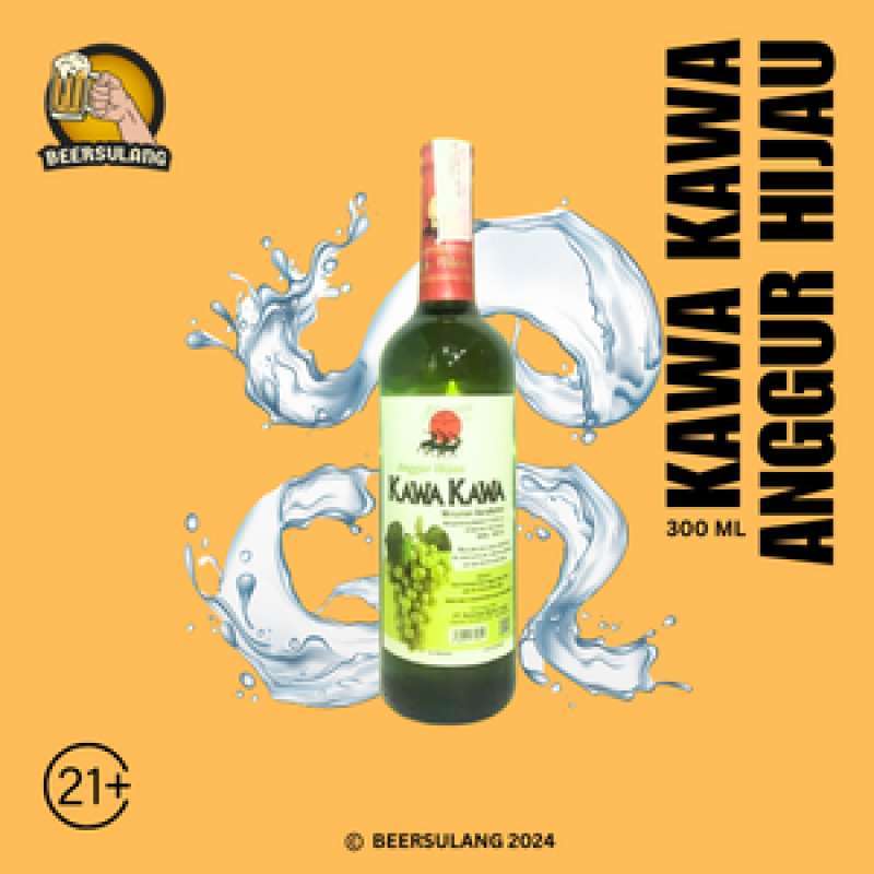 Jual Kawa Kawa Anggur Hijau 300ml [beersulang 100% Original] Di Seller ...