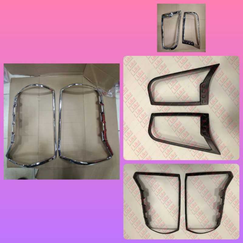 Jual Paket Garnish Lampu Depan Belakang All New Triton 2024 Hitam Dan Chrome - Depan Hitam Di ...
