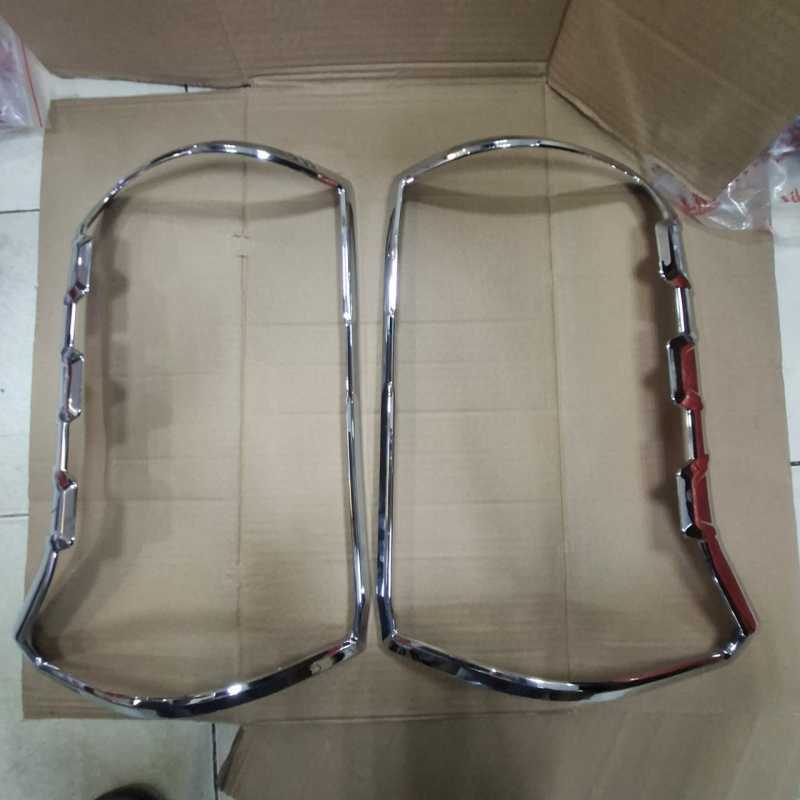 Jual Paket Garnish Lampu Depan Belakang All New Triton 2024 Hitam Dan Chrome - Depan Hitam Di ...