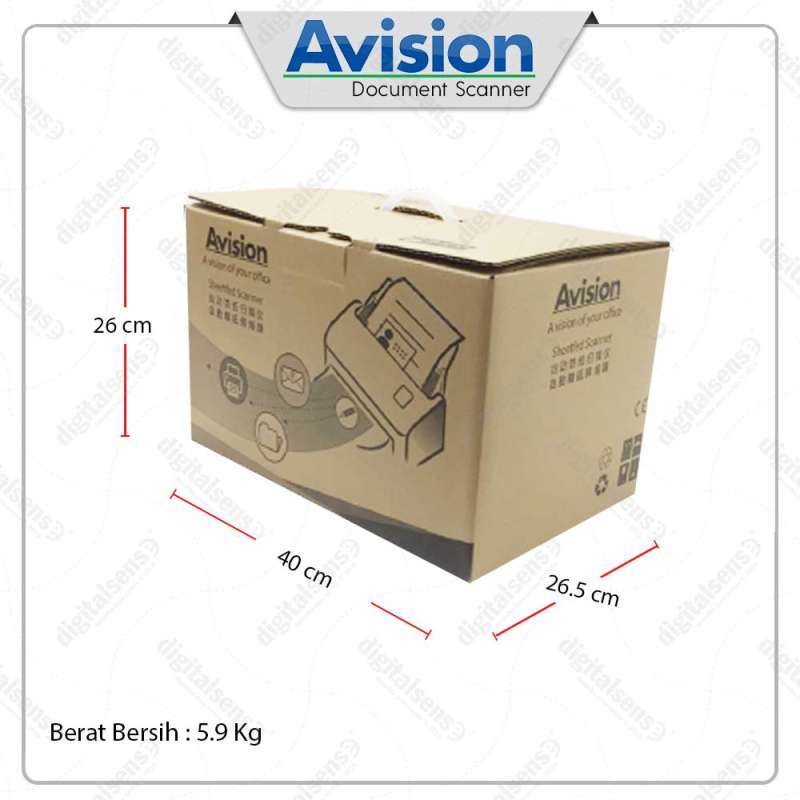 Jual Scanner Avision Periksa Nilai Ljk Ad370 - Adf - Ultrasonic - F4 ...