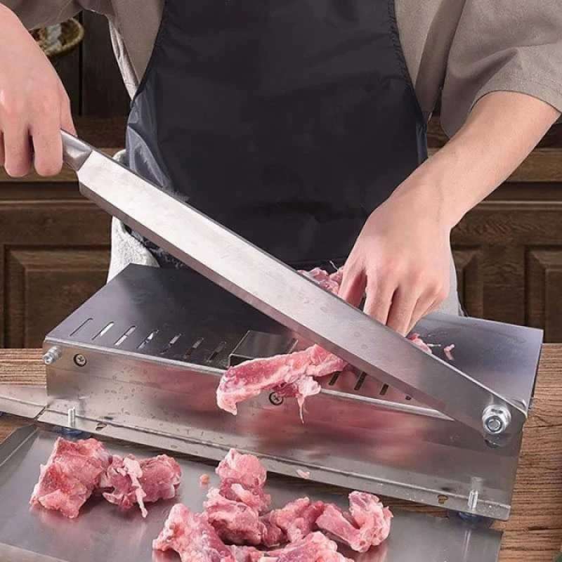 Jual Stainless Steel Slicer With Board / Alat Potong Daging Beku Meat ...