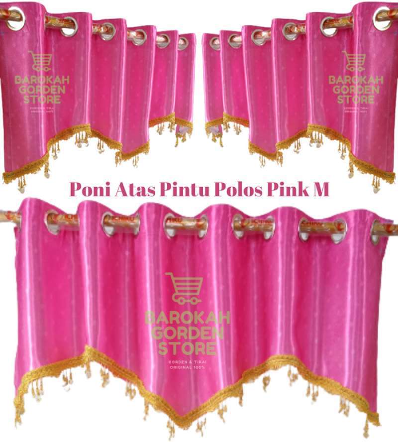 Jual Gorden Poni Aesthetick Buat Ruang Tamu Poni Gorden Atas Pintu ...