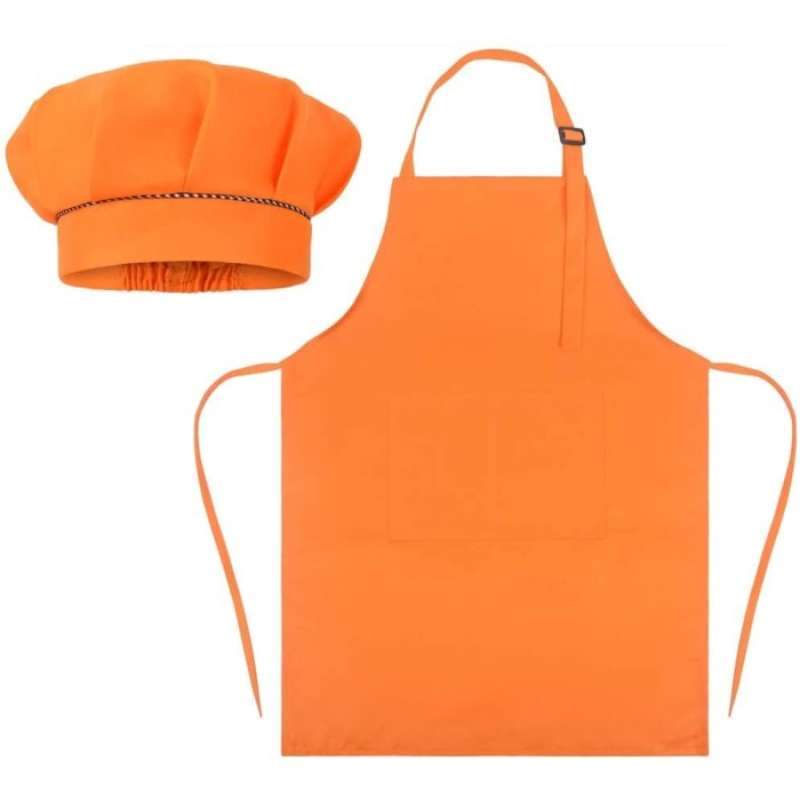 Jual Topi Koki / Topi Chef Anak Set Apron Anak Best Quality - Biru Di ...