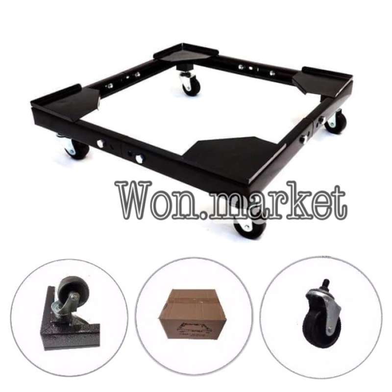 Jual Kaki Kulkas Besi | Roda Atau Tatakan Alas Mesin Cuci 1 Tabung Di ...