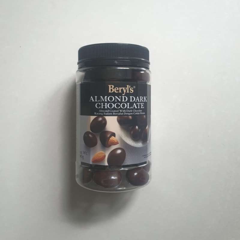 Jual Beryl's Almond Dark Chocolate | Coklat Beryls Jar 400 Grams Di ...