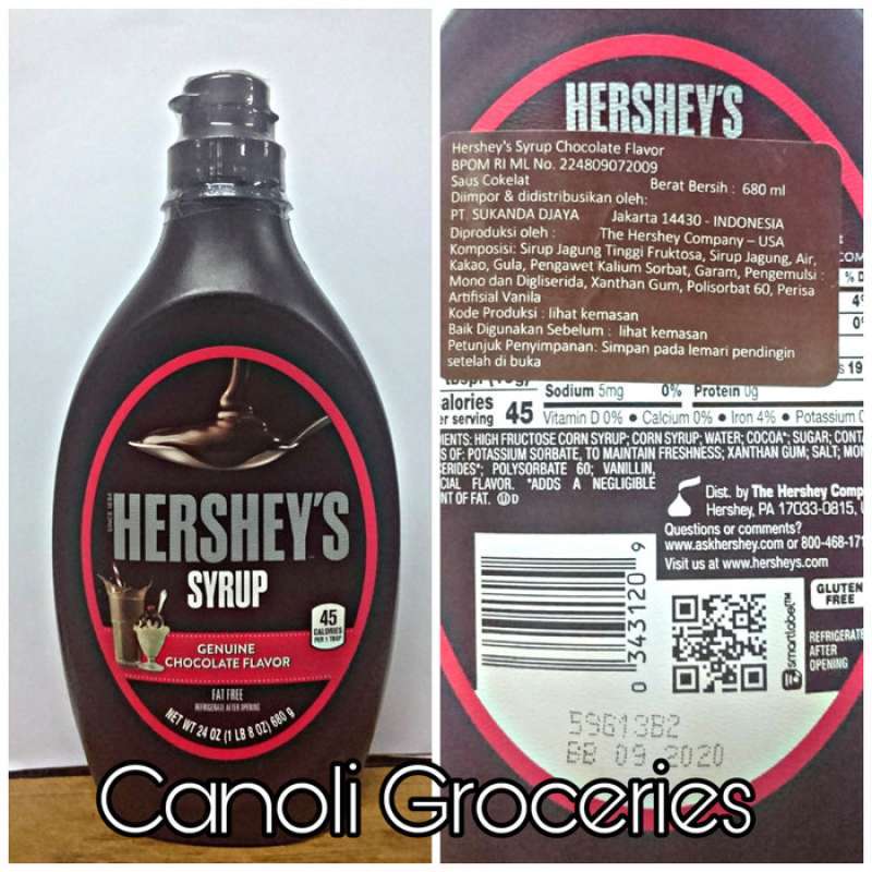 Jual Hersheys Syrup 680gr / Hershey Coklat / Hersheys Chocolate Di Seller Reaver - Cengkareng ...