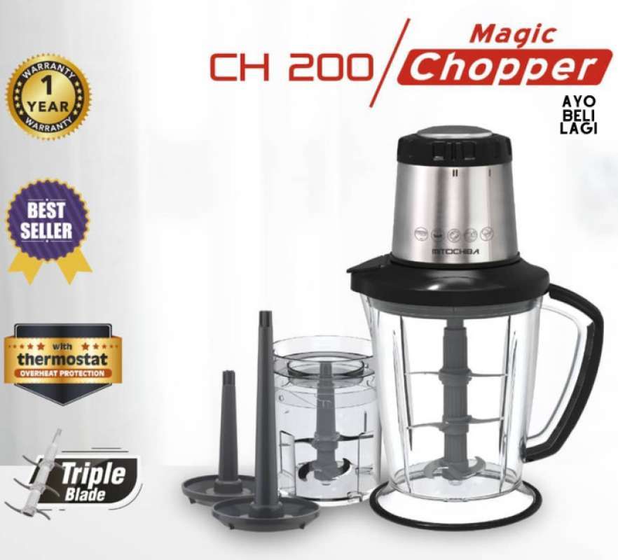 Jual Mitochiba Magic Chopper Ch 200 Blender Bumbu Garansi Resmi 1 Tahun ...