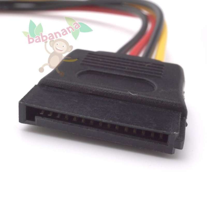 Jual Kabel Power Sata Adapter To 4 Pin Mini Fdd Converter Cable Hdd Ssd ...