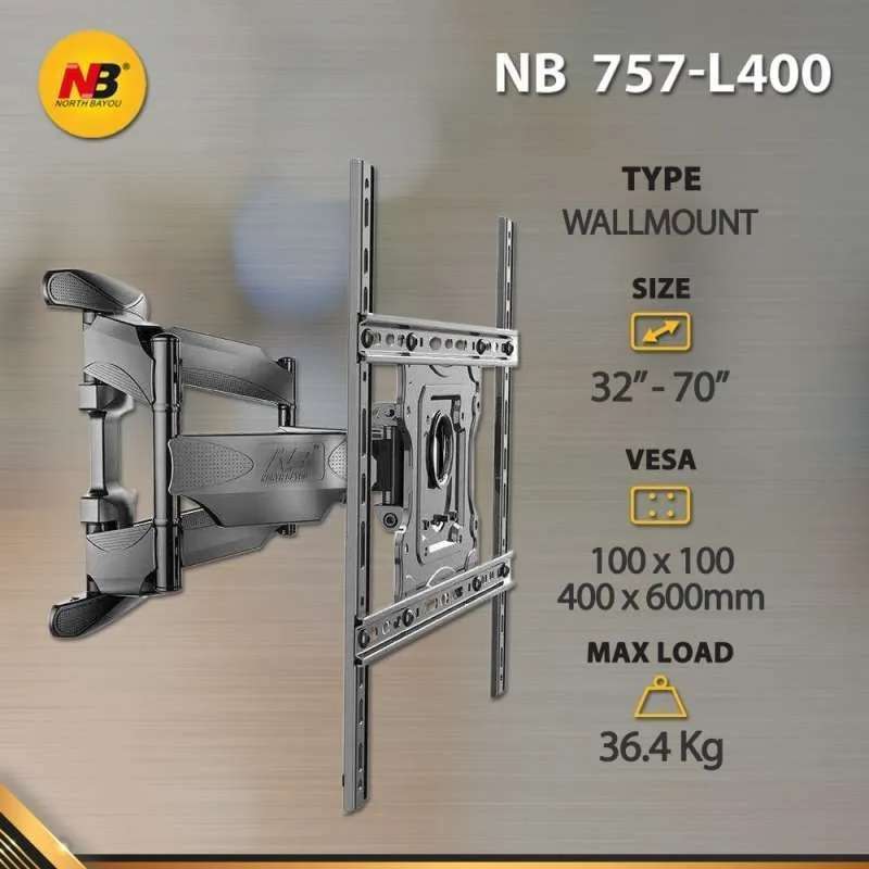 Jual North Bayou Bracket Lcd 32-70 Inch Nb 757/l400 - 57591 Di Seller ...