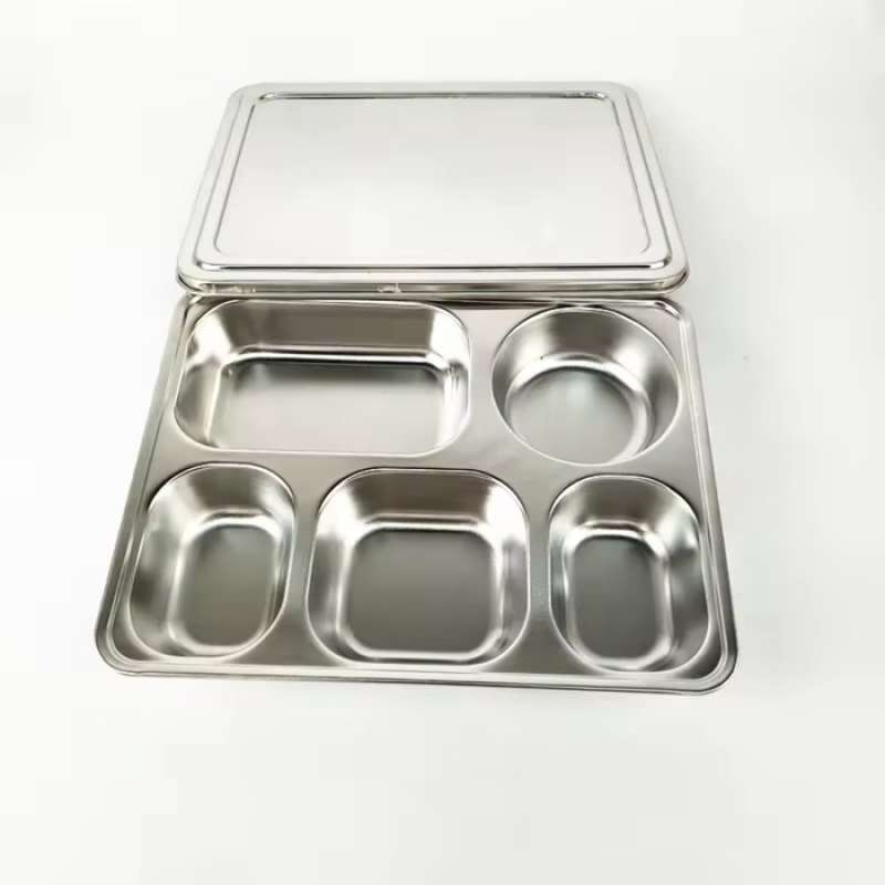 Jual Food Tray Piring Kotak Makan Lunch Bento Box Plato Sekat 5 ...