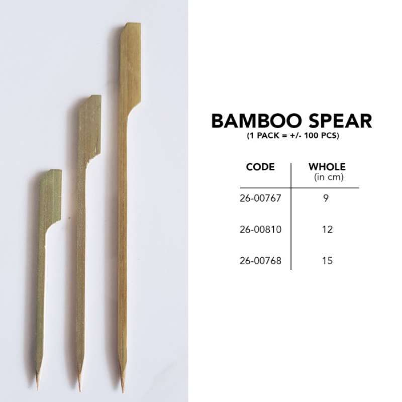 Jual Tusuk Bambu Untuk Makanan / Bamboo Picks For Garnish - 15 Cm Di ...