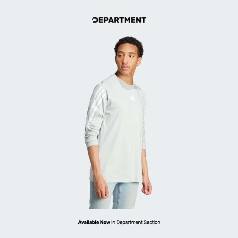 Promo Kaos Lengan Panjang Pria Adidas Future Icons 3-stripes Ls Ij6390 ...
