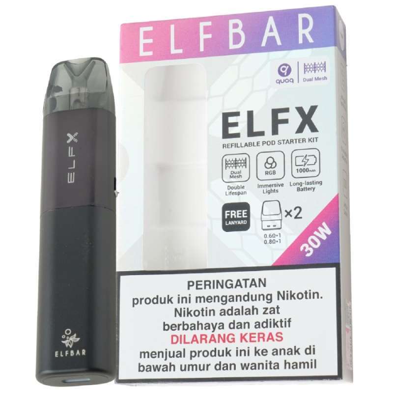 Promo Pod Vape Elfbar Elfx Pod Kit 30w 1000mah Authentic By Elfbar ...