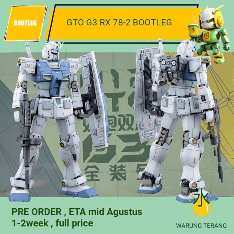 Jual Gto Fighter Rx 78-2 G3 Gundam Rx 78-2 G3 Gto Bootleg Di Seller ...